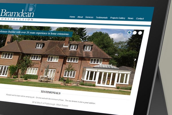 Bramdean Construction - Website Design for Hampshire, London & Sussex